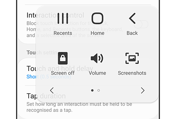 Mobile Assistant Menu | Toegankelijkheid | Samsung NL