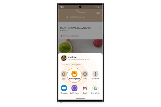 Samsung Announces Global Launch of Samsung Food, an AI-powered ...