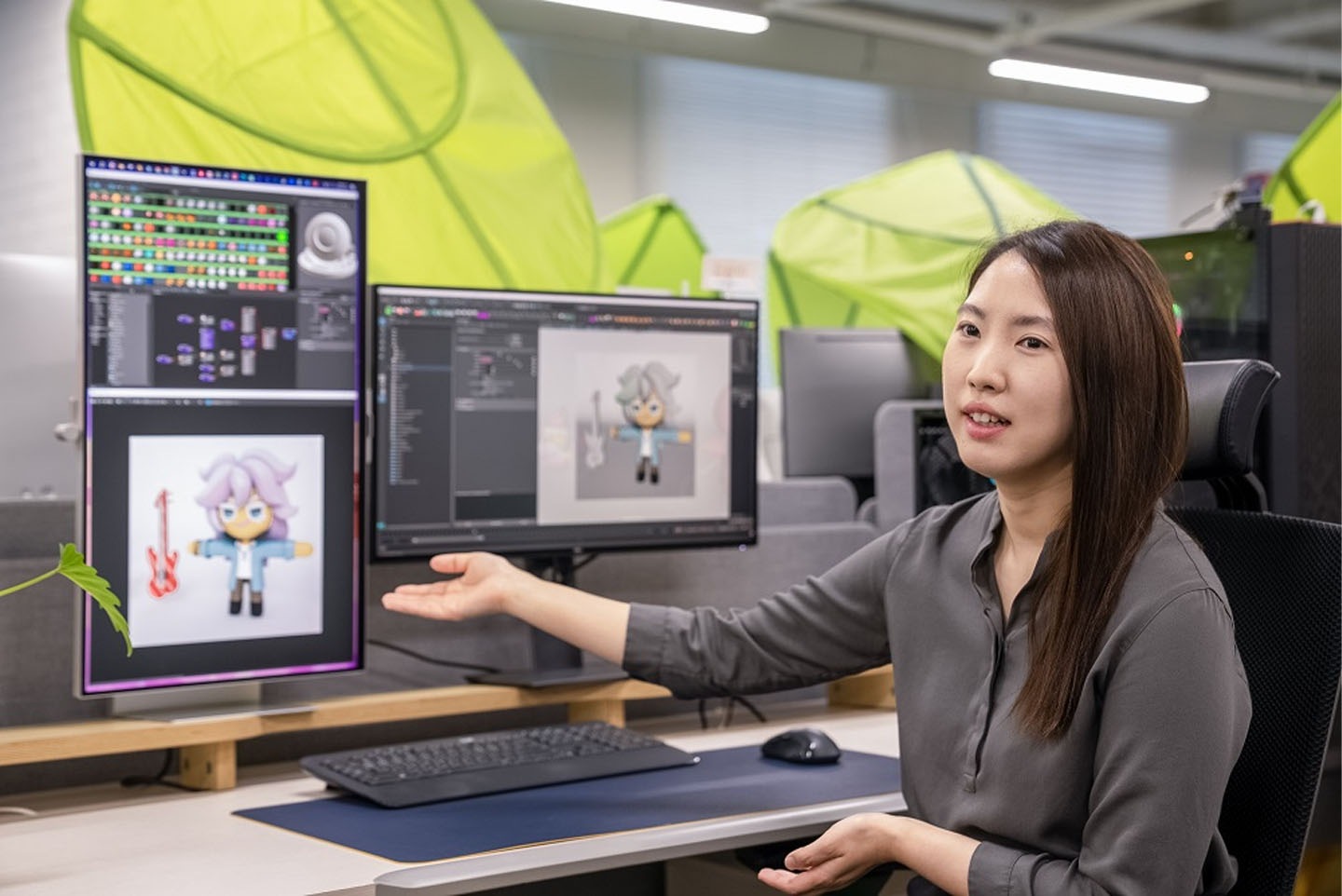 [ViewFinity S9 Story] DEVSISTERS' Secret to Bringing 3D Characters to ...