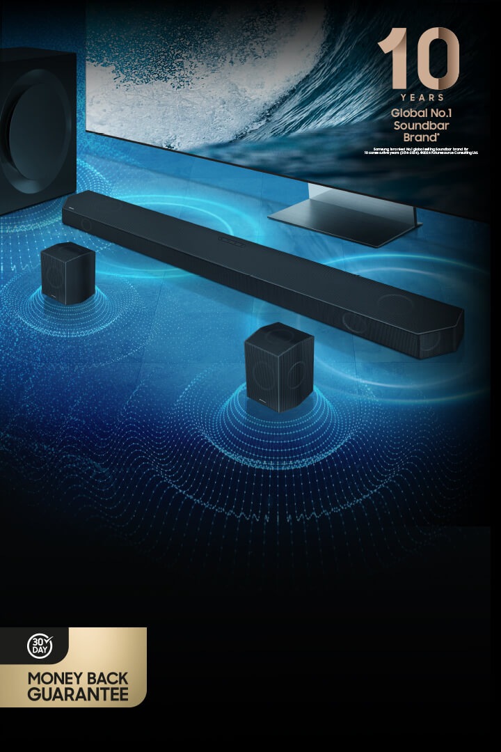 Soundbar 30 day money back guarantee | Samsung New Zealand