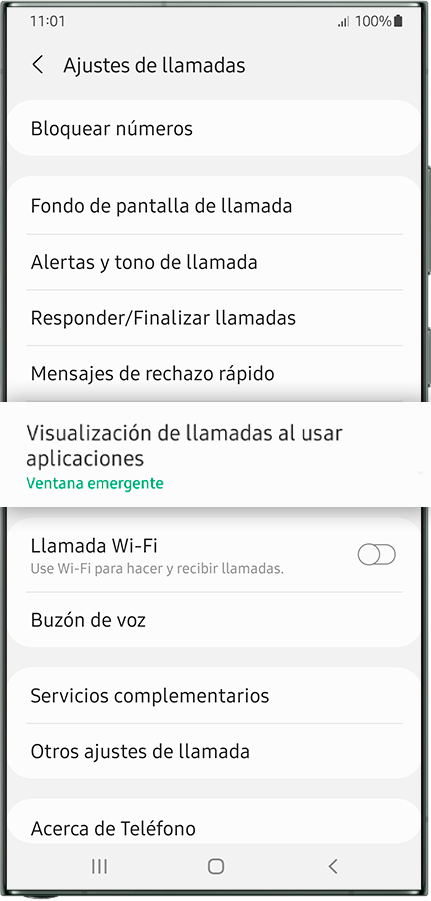 Cómo realizar la configuración de llamadas en un teléfono Android ...