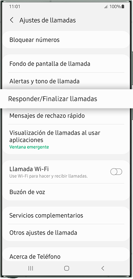 Cómo realizar la configuración de llamadas en un teléfono Android ...