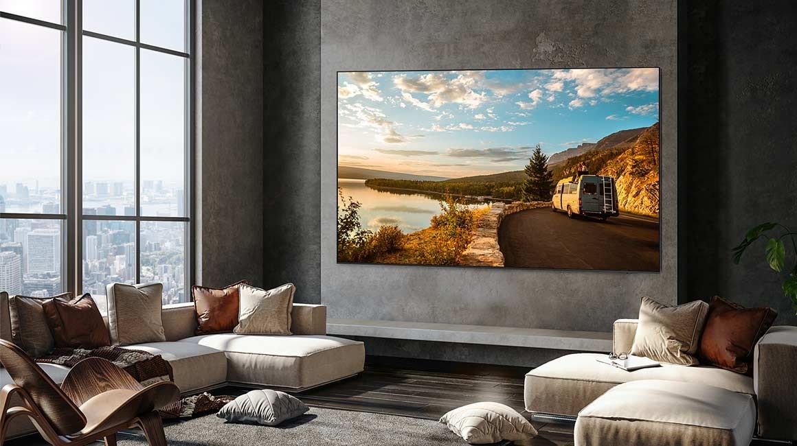 Televisor de pantalla grande - Televisor Samsung de tamaño grande ...