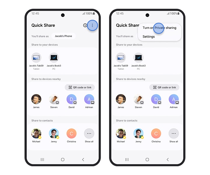 Quick Share | Apps & Services | Samsung Philippines