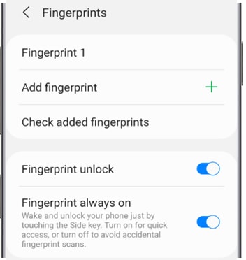 Setup and use the fingerprint sensor on Galaxy device | Samsung PH