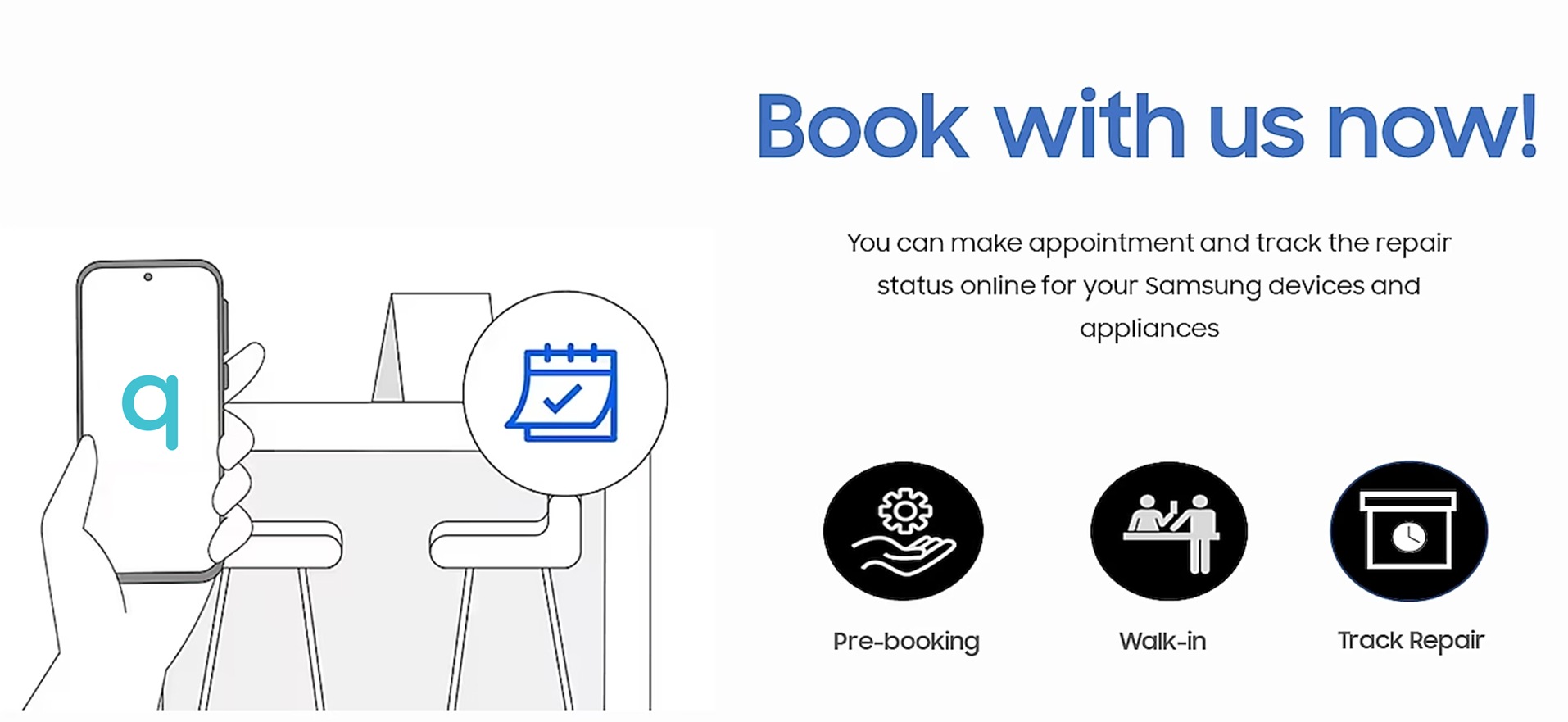 How to book a repair for your Samsung products | Samsung Philippines
