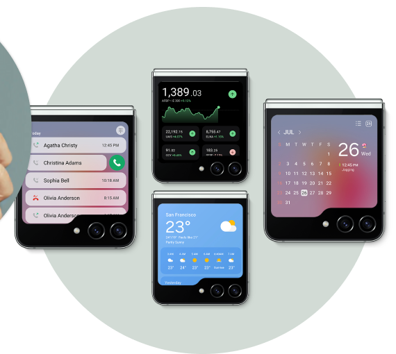 Galaxy Z Flip5 Flex Window: Discover what the hype is about! | Samsung ...
