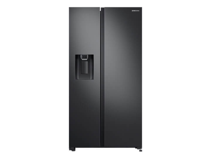 Samsung 24 7 Cu Ft Side By Side Refrigerator In Fingerprint Resistant