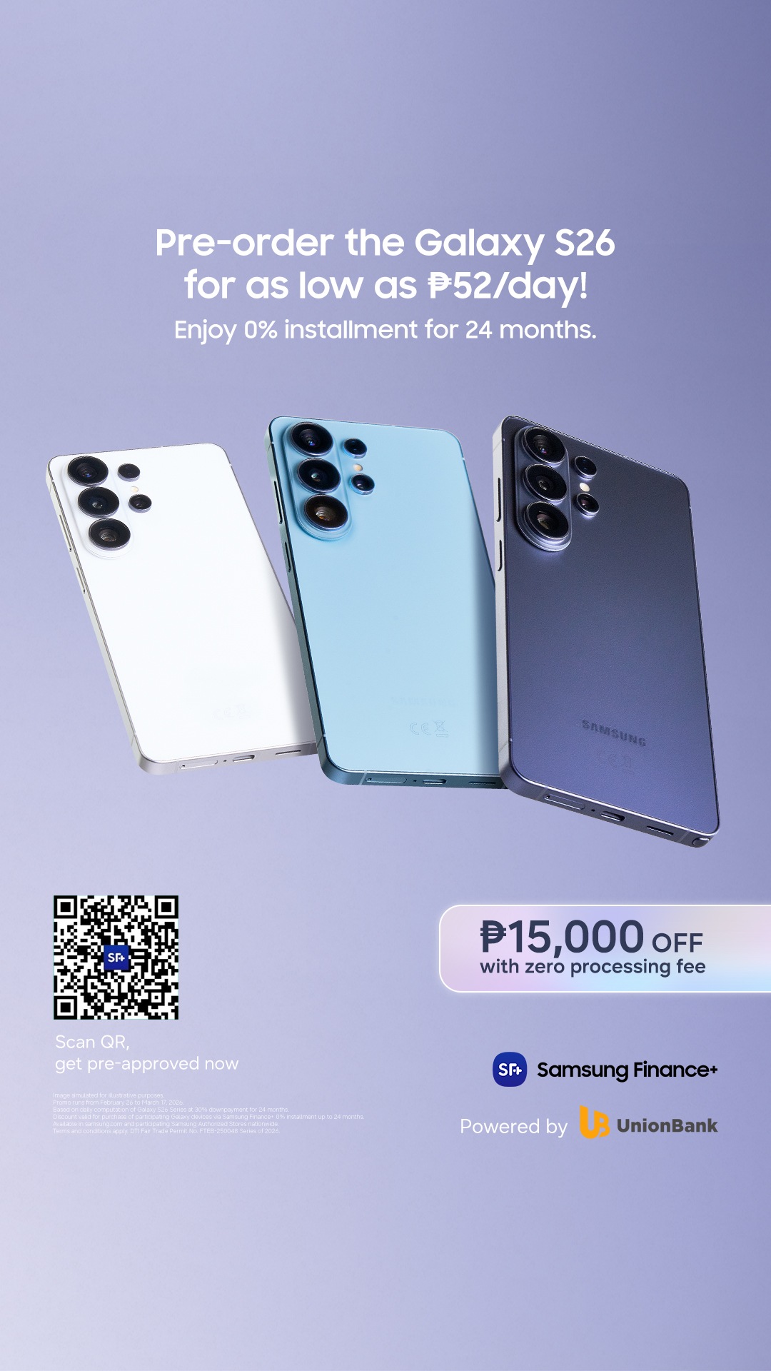 Get 0% interest rate with Samsung Finance+ | Samsung Philippines