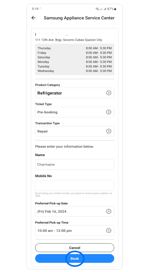 How to book a repair for your Samsung products | Samsung Philippines