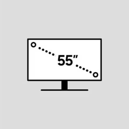 Samsung TV Sizes | Find TV sizes in inches | Samsung PH