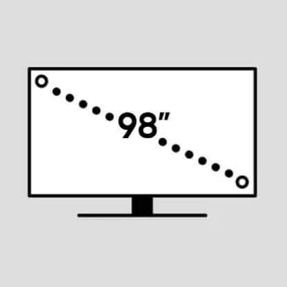 Samsung TV Sizes | Find TV sizes in inches | Samsung PH