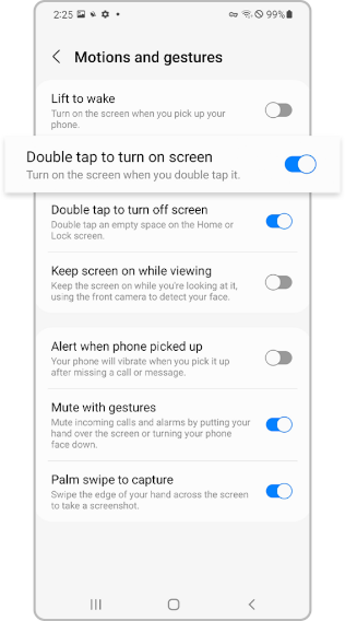 The proximity sensor is not working properly | Samsung PK