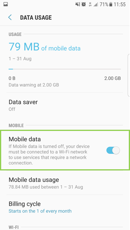 Smart Phone: How to setup the Network data (Mobile data)? | Samsung ...