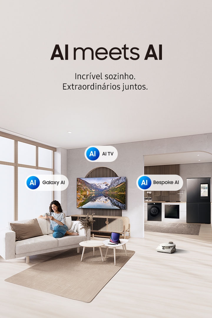 Produtos Samsung AI | Funcionalidades e Dispositivos AI | Samsung PT