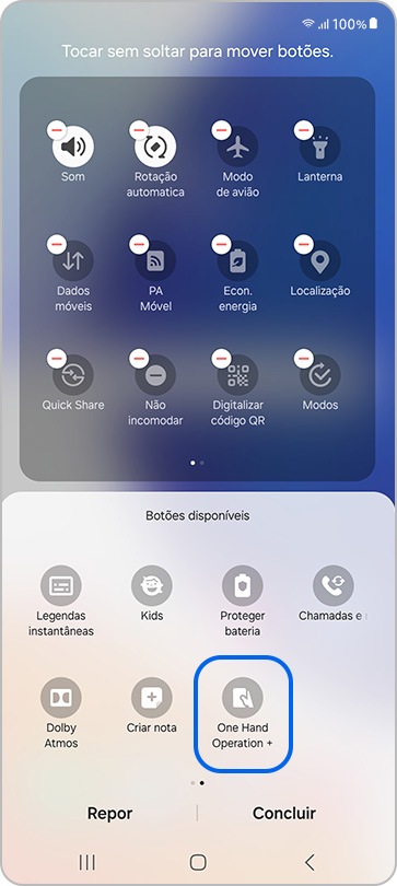 Como utilizar o Modo de uma mão e a aplicação One Hand Operation ...