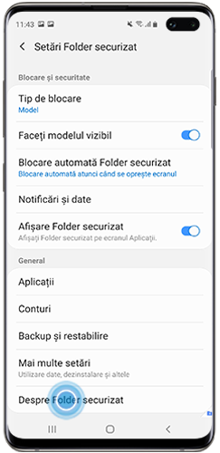 Ce este aplicația Folder securizat și cum se utilizează? | Samsung Romania