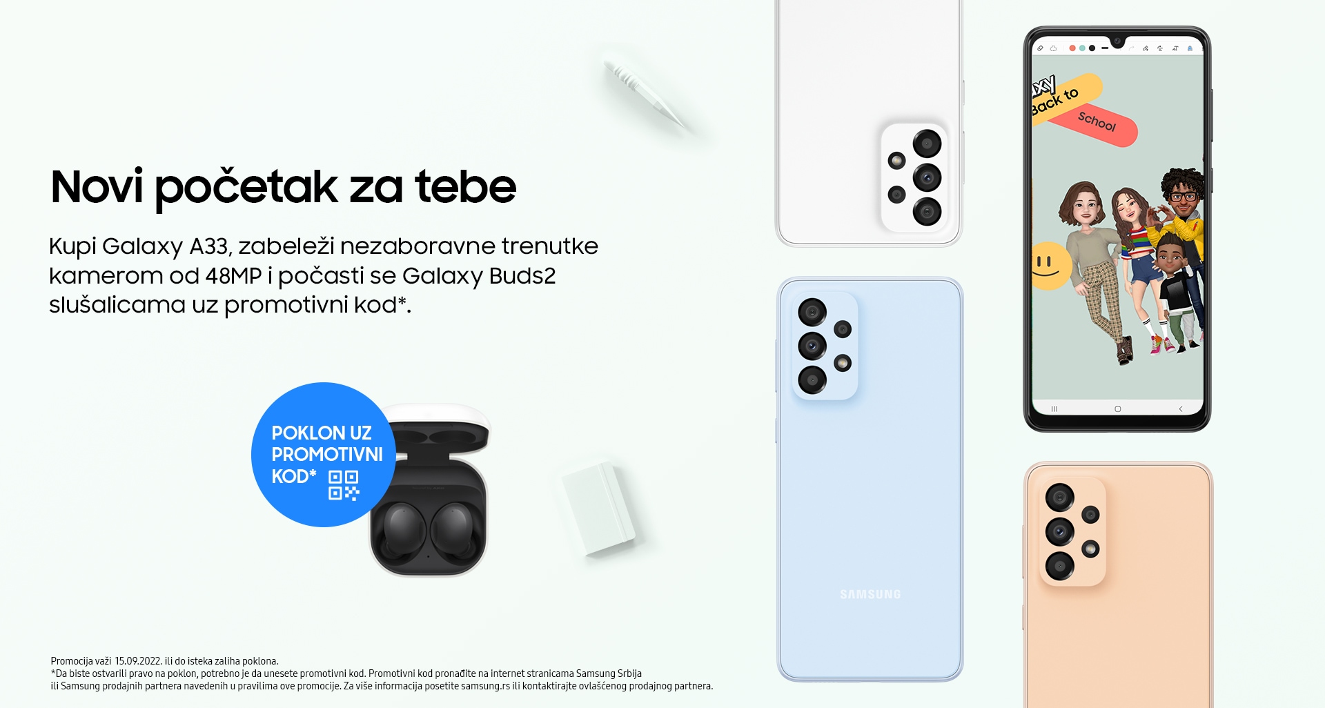 Promocija mobilnih telefona: Novi početak za tebe | Samsung Srbija