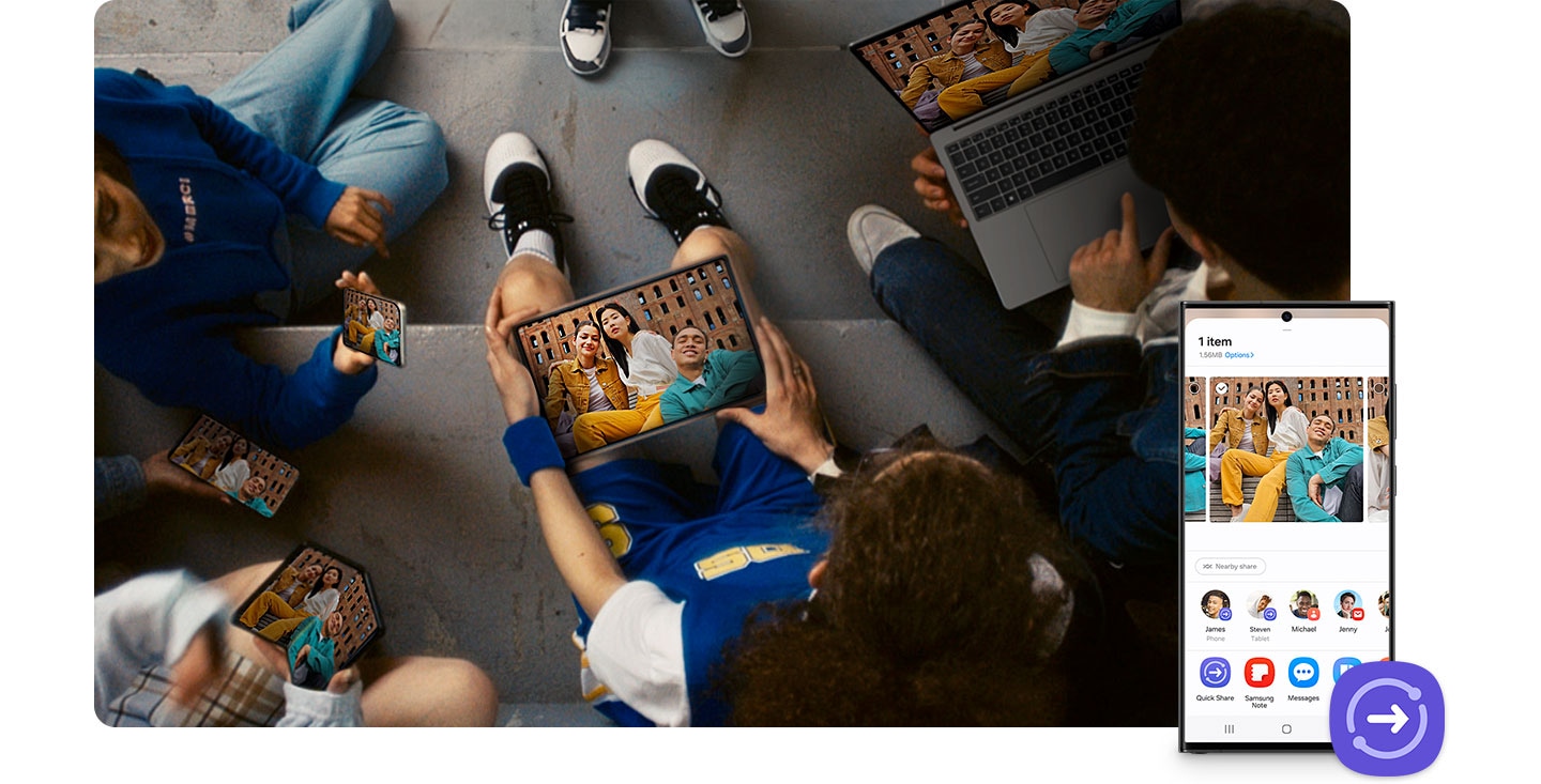 Share Files Instantly with Quick Share | Samsung SA_EN