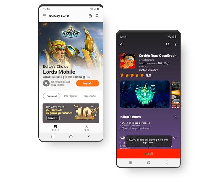 Galaxy Store | Appar och tjänster | Samsung Sverige