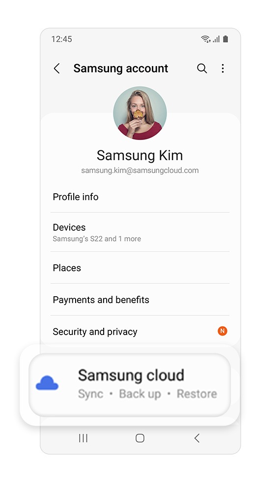 Samsung Cloud | Appar och tjänster | Samsung Sverige