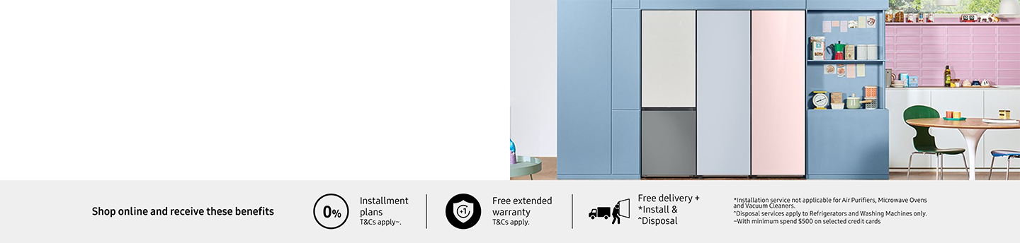 All Samsung Refrigerator, Fridge and Freezer | Samsung Singapore