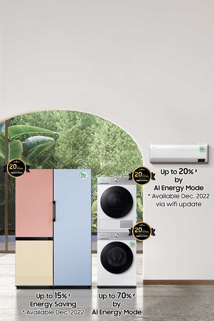 Sustainable Home with Samsung Appliances | Samsung Singapore