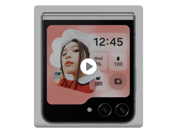 Galaxy Z Flip5 Flex Window: Discover what the hype is about! | Samsung ...