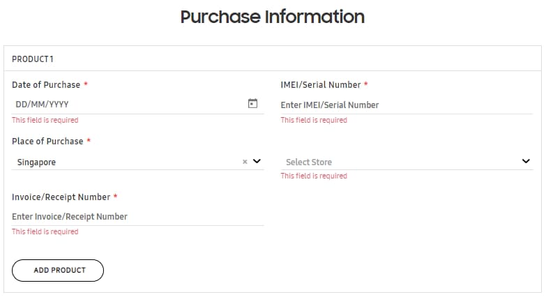 Samsung Gift Redemption Guide | Samsung Singapore