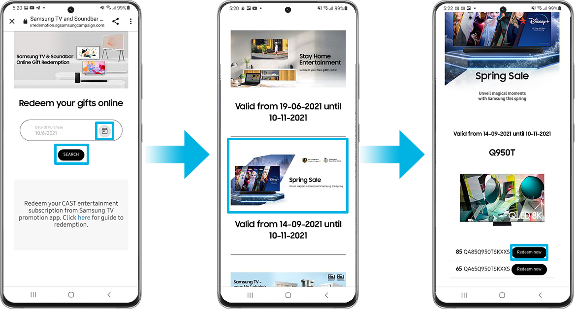 Samsung Gift Redemption Guide | Samsung Singapore