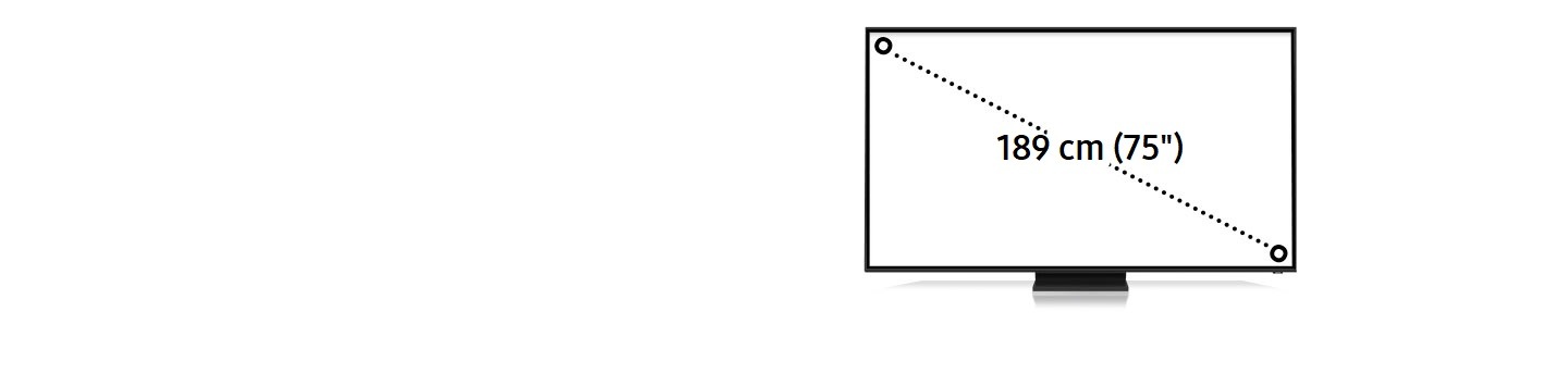 189 cm (75") TV | Samsung 189 cm (75") 8K & 4K Smart TVji | Samsung SI