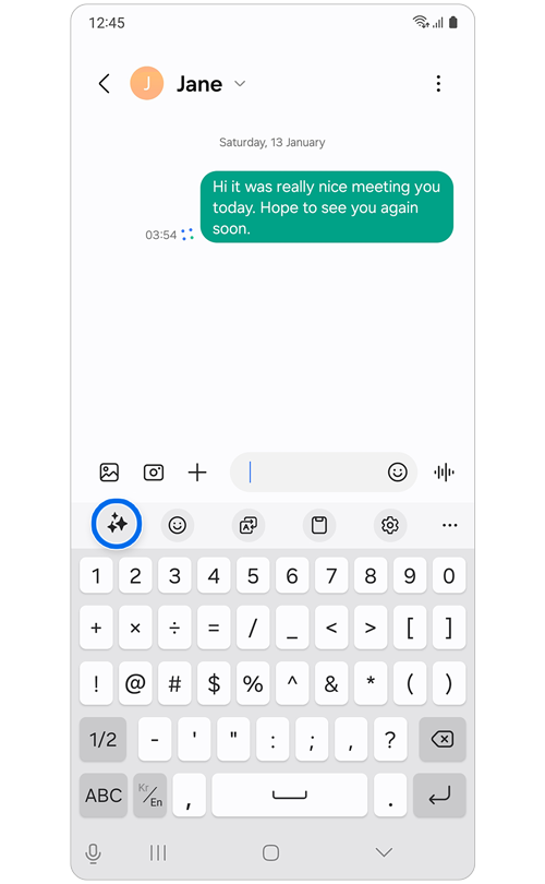 Enhance your texting experience with Writing Assist on the Galaxy S24