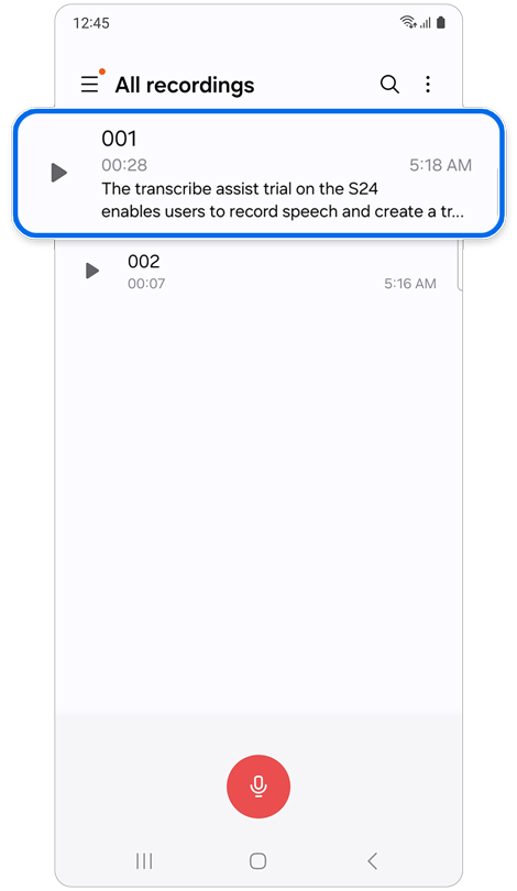 How to use Transcribe assist on the Galaxy S24