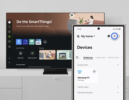 Samsung Smart TV is already registered in SmartThings app