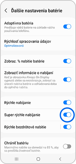 Používanie superrýchleho nabíjania | Samsung Slovenská republika