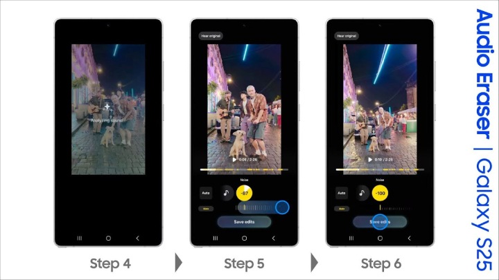 Galaxy S25 มา เสียงกวนหลบไป AI Audio Eraser ลบ 6 เสียงกวนใจทุกสายคอนเ ...
