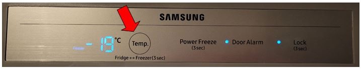 refrigerators temperature setting | Samsung Thailand