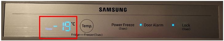 refrigerators temperature setting | Samsung Thailand