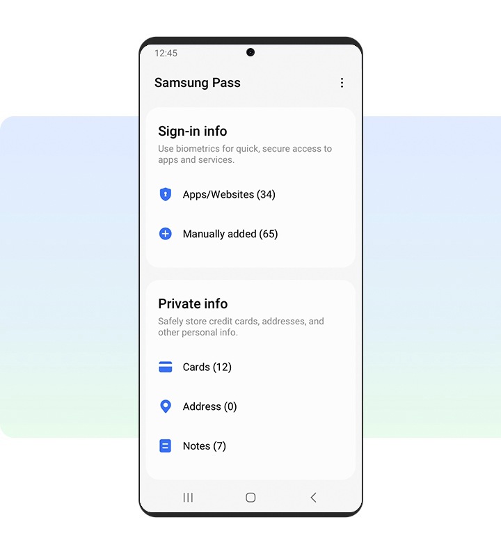 Samsung Pass | Uygulamalar ve Hizmetler | Samsung Türkiye