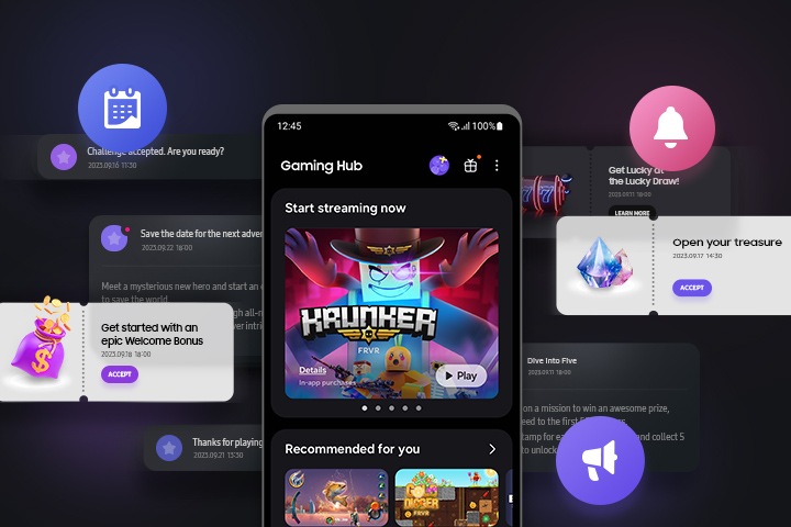 Gaming Hub | Apps & Services | Samsung UK