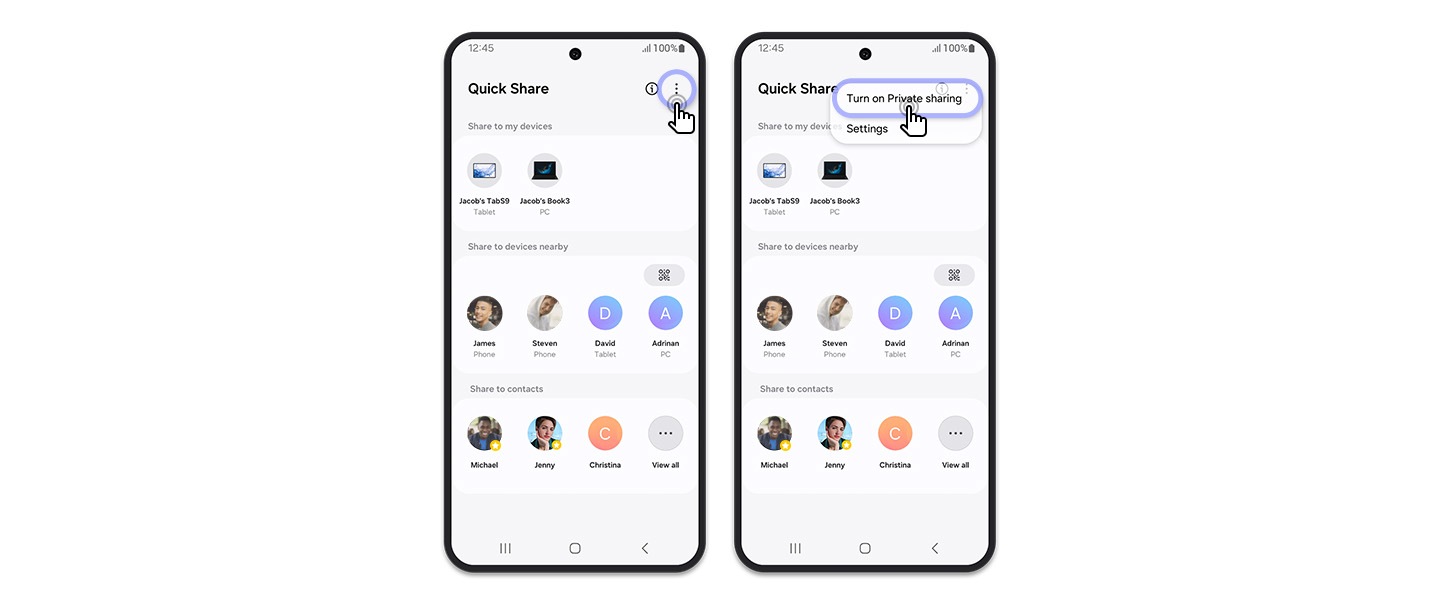 Quick Share | Apps & Services | Samsung UK