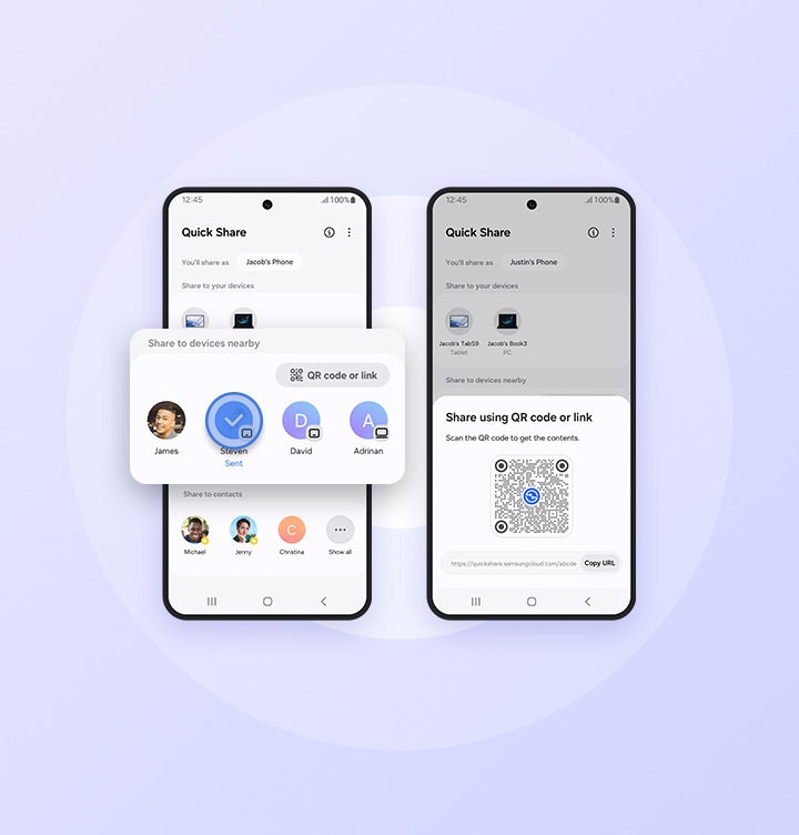 Quick Share | Apps & Services | Samsung UK