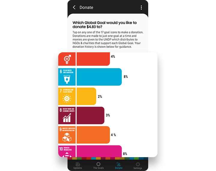 Samsung Global Goals | Apps & Services | Samsung UK