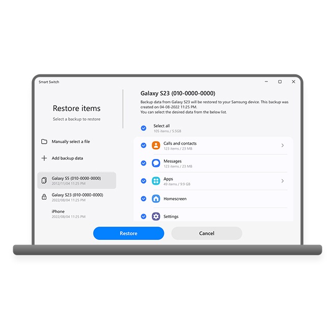 Smart Switch | Apps & Services | Samsung UK