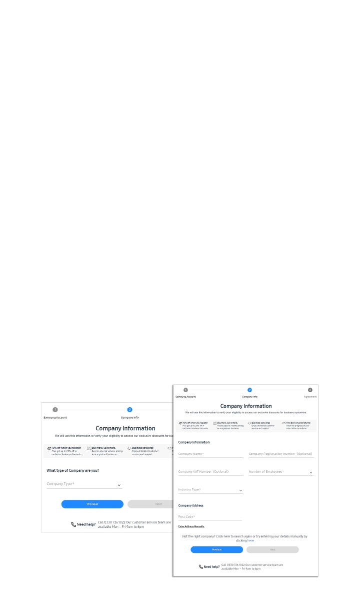 Register | Samsung Business UK