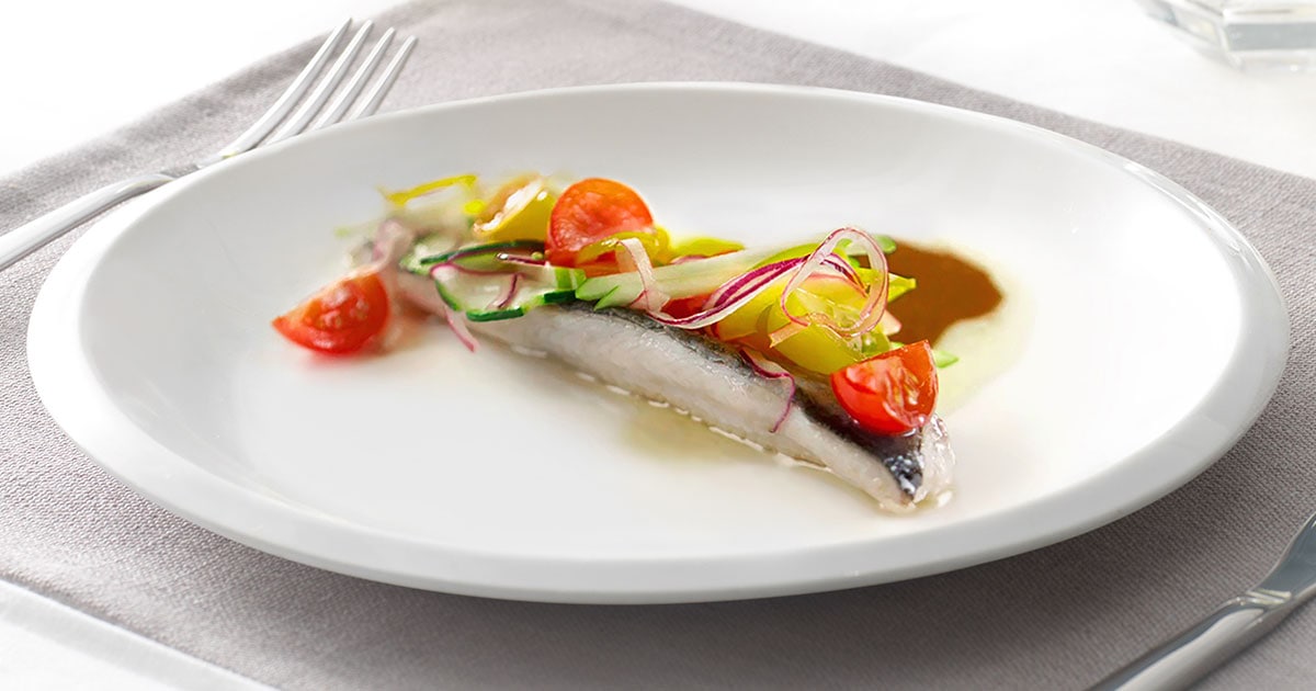 Păstrăv curcubeu delicios, cu legume | Samsung RO