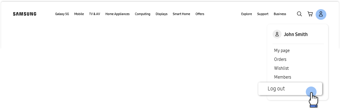 How do I sign in/out? | Samsung UK