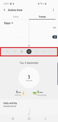 How do I record my steps or other exercise using the Samsung Health app ...
