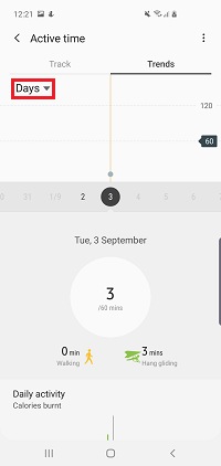 How do I record my steps or other exercise using the Samsung Health app ...