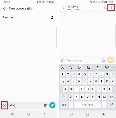 How do I use text messages on my device? | Samsung UK